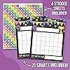 Sticker Chart for Kids Behavior at Home & Classroom - 25 Reward Chart ...