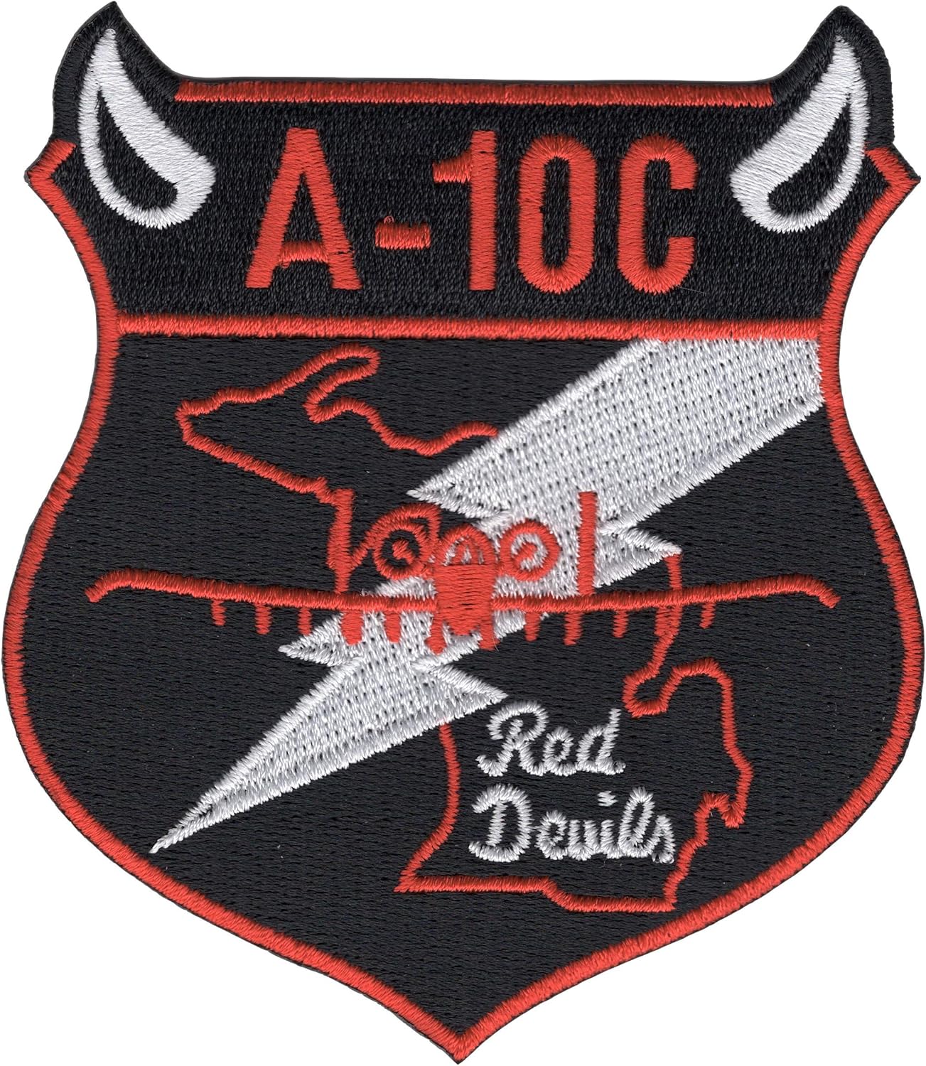 Amazon.com: 107th fighter Squadron A-10 C Red Devils Patch: Clothing