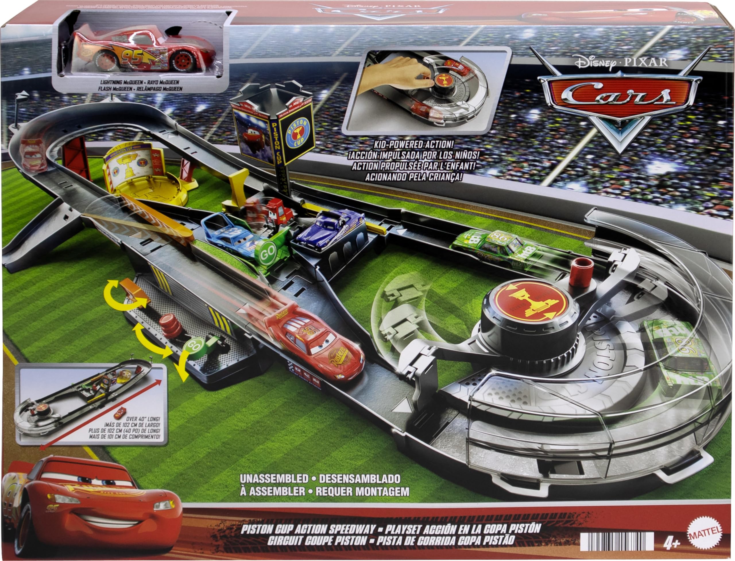 Mua Mattel Disney and Pixar Cars Track Set, Piston Cup Action Speedway ...