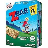 Amazon.com : Clif Kid Zbar Iced Oatmeal Cookie, 1.27 Ounce, 12 Ct ...