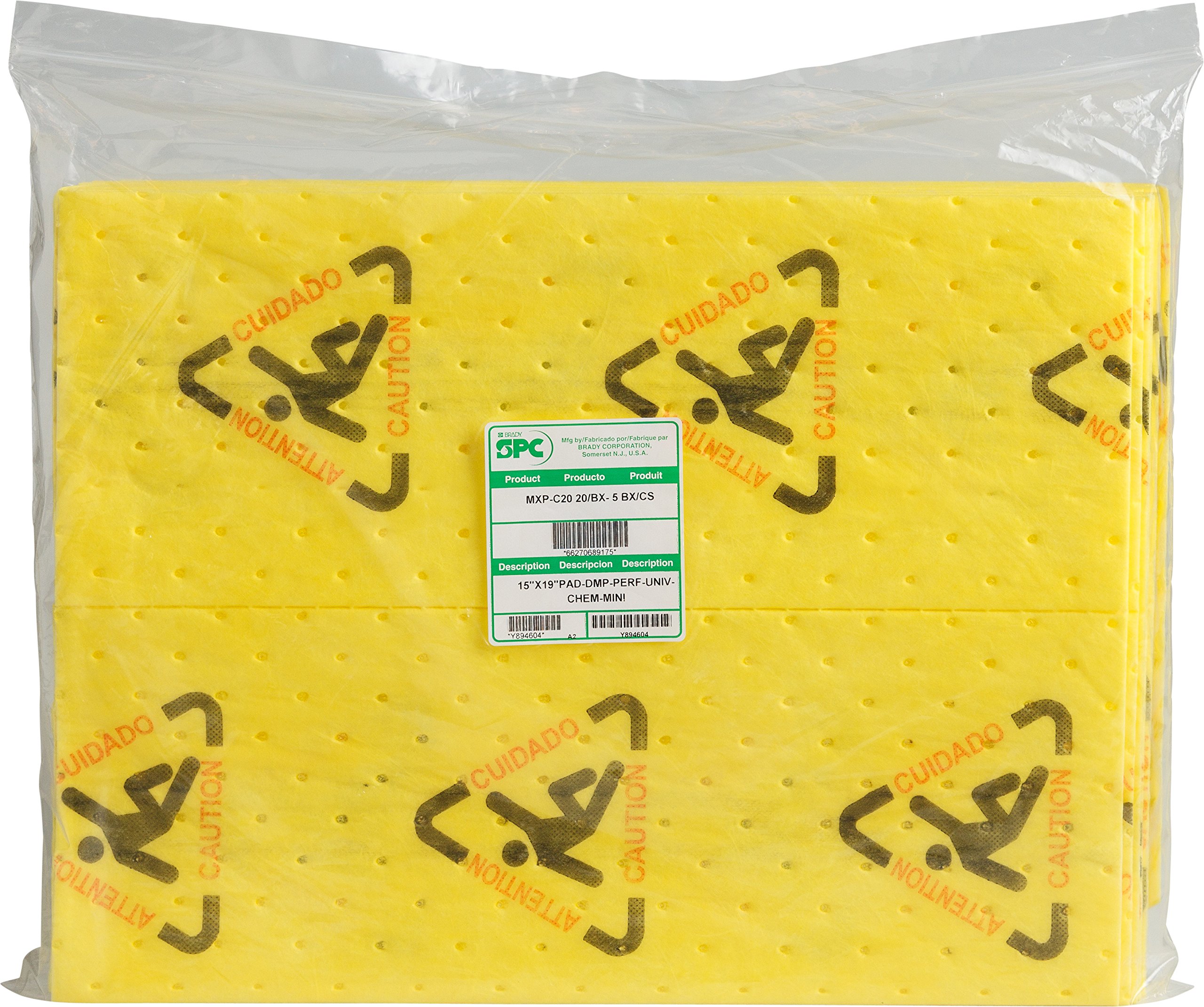 Brady SPC MXP-C20 20 Pad Chemical Mini-Pack on Galleon Philippines