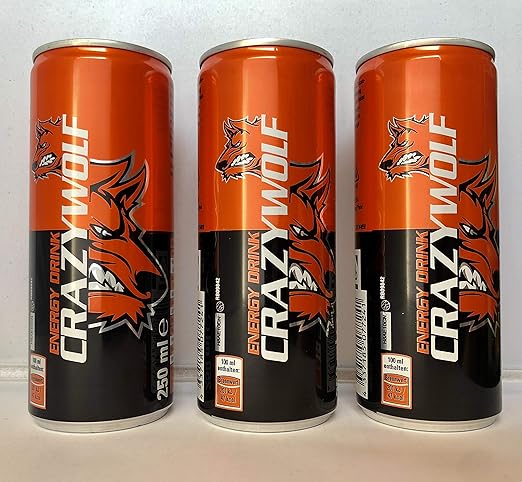 Energy Drink Crazy Wolf (3x250ml): Amazon.de: Lebensmittel & Getränke