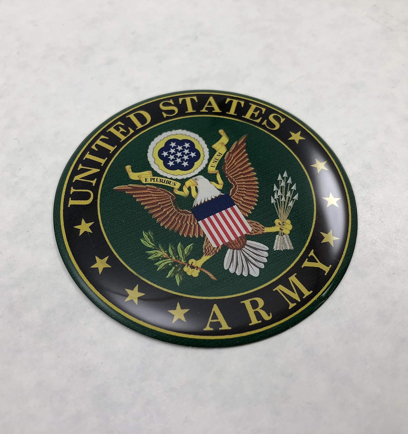 Amazon.com: BestLicensePlateFrames US Army 3D Domed CAR Emblem Badge ...