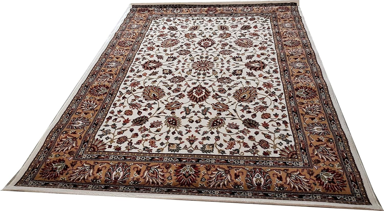 Buy MIRZAPUR Carpets Kashmiri Design Persian Silk, Carpet for Living ...