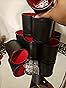 Bundle of 5 Professional Dice Cups – Red Felt-Lined, Quality Bicast ...