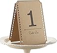 Ginger Ray Brown Kraft Wedding Party Table Numbers 1-12 - Vintage ...