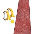 Amazon.com: AMZQNART Carpet Runner Runway Rug, Glitter Red Carpet ...