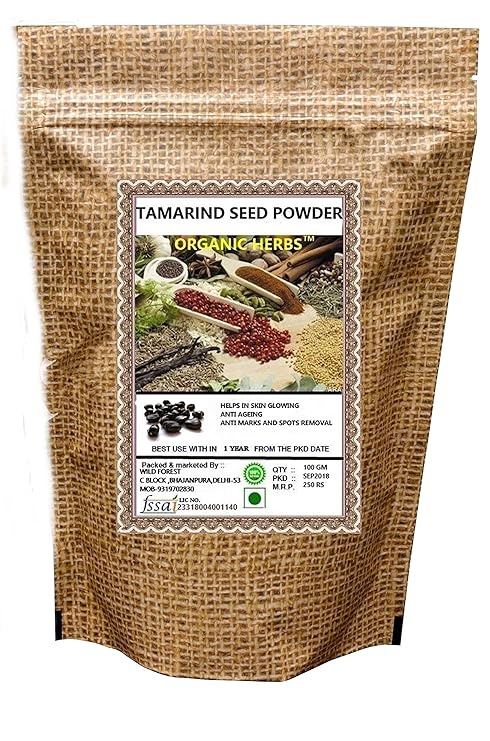 ORGANIC HERBS TAMARIND(IMLI) SEEDS POWDER 100 GM: Amazon.in: Beauty