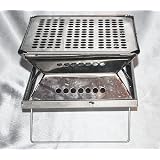 Amazon.com : EcoQue ECO-70120 Portable Stainless Steel Grill, 12-Inch ...