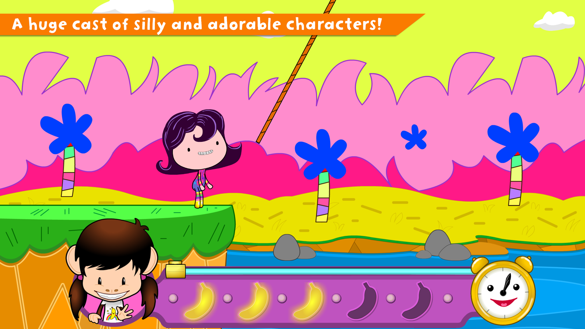 Zuzu's Bananas: A Monkey Preschool Game : Amazon.com.br: Apps e Jogos