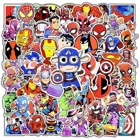 Mua 100PCS Superhero Stickers, Super Hero Stickers Superhero Stickers ...