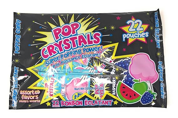 Amazon.com : Pop Crystals Popping Candy - 7.7 oz bag : Grocery ...