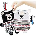 Amazon.com: Snug A Babies Microwavable Teddy Bear - White and Black ...