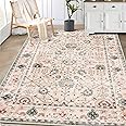 Amazon.com: MUJOO Washable Rug 3'x5' Pink,Boho Small Area Rugs for ...