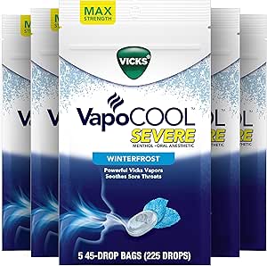 Amazon.com: VapoCOOL Severe, Medicated Drops, Menthol Soothes Sore ...