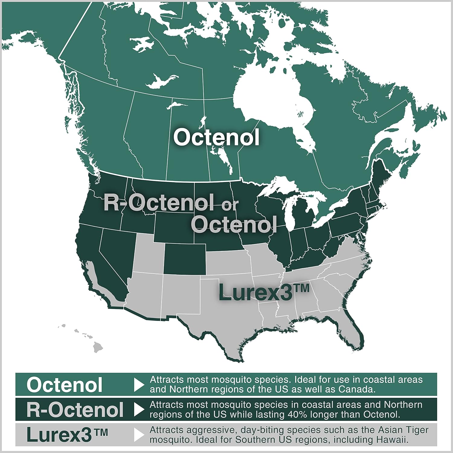 Купить Woodstream OCTENOL3 Octenol Cartridge Insect Attractant, 3-Pk. в ...