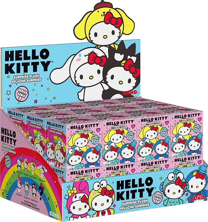 Amazon.com: GUND Sanrio Hello Kitty Blind Box Series #2 Surprise ...