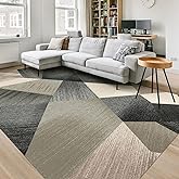 Amazon.com: HOMFINE Washable Modern Area Rug - Geometric Style 8x9 Rugs ...