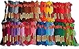 Amazon.com: ThreadNanny 100 Colors Embroidery Thread - 100 Rainbow ...