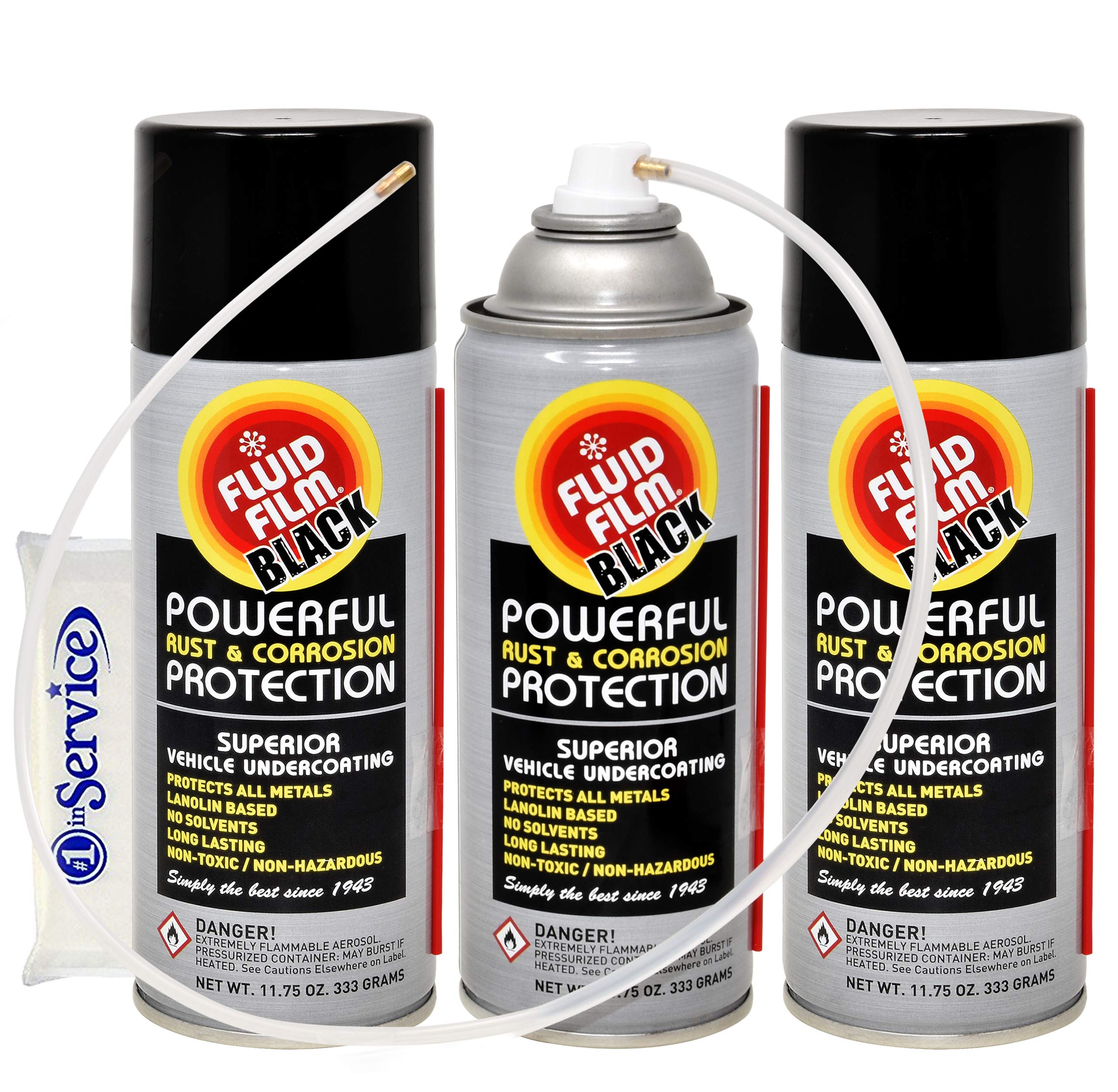 Mua 12 Oz Undercoating Protection Aerosol Spray Can Black 3 Pack, Rust ...