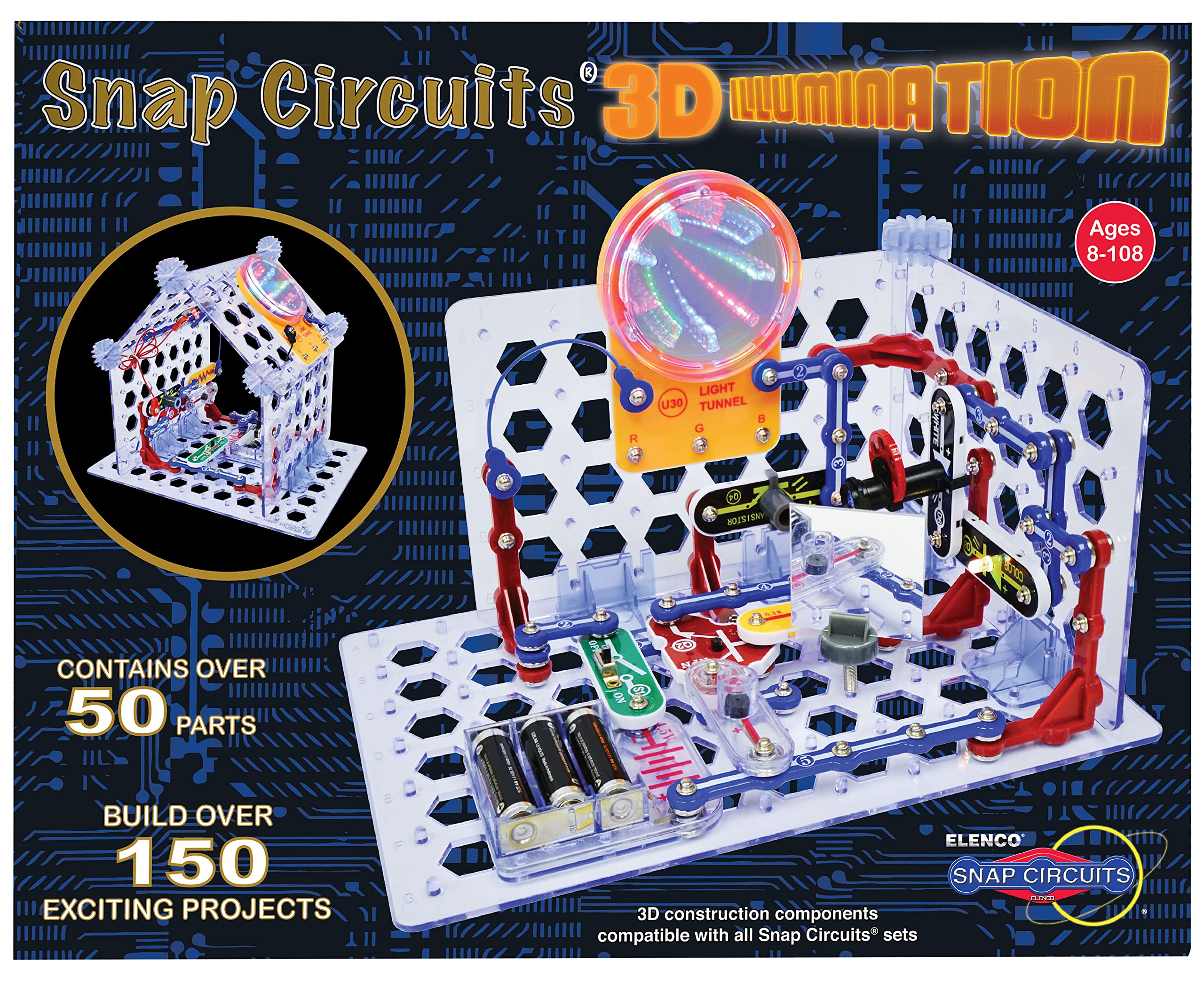Mua Snap Circuits 3D Illumination Electronics Exploration Kit | Over ...