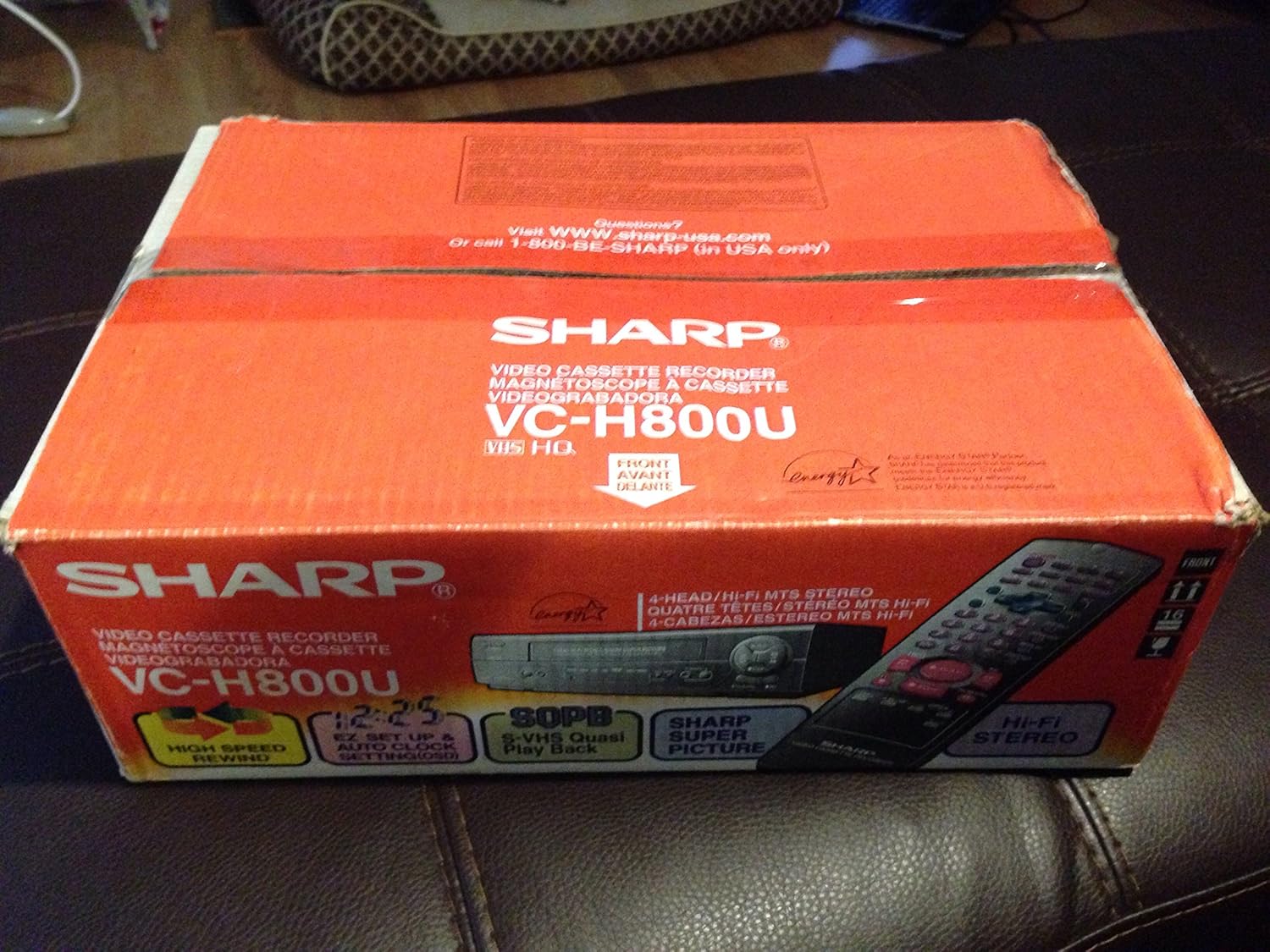Amazon.com: SHARP VC-H800U VHS VCR Video Cassette Player Recorder ...