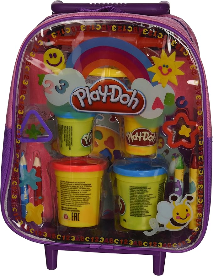 Play Doh Activity Trolley Backpack (Pink): Amazon.co.uk: Toys & Games