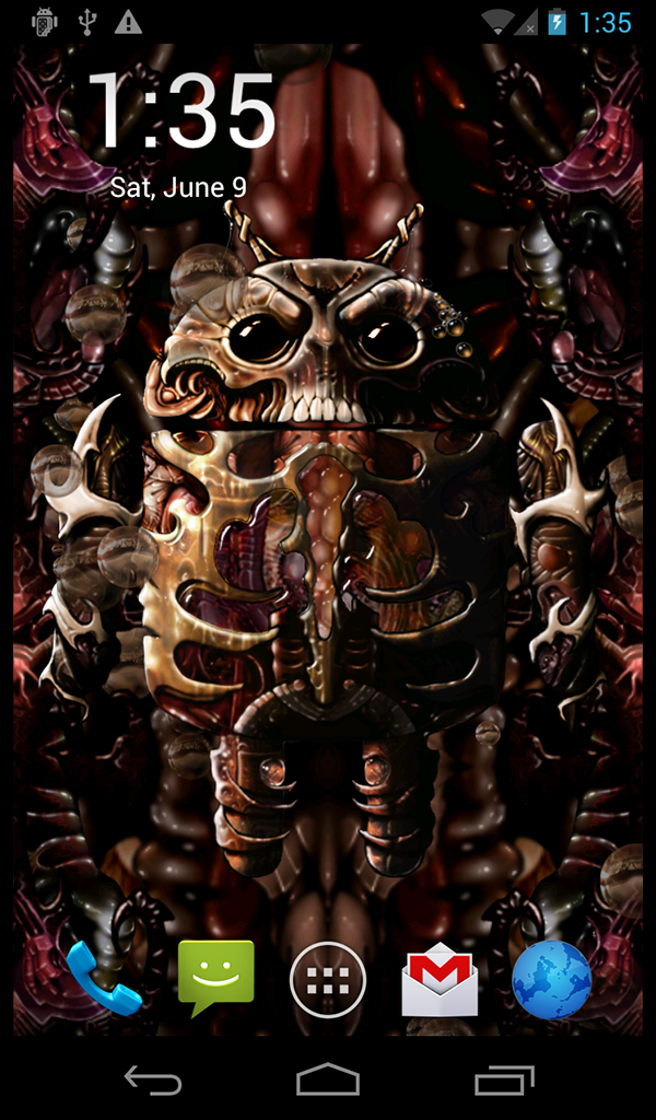 Biomechanical Droid Free Live Wallpaper:Amazon.ca:Appstore for Android