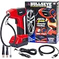 Bullseye Portable Air Compressor Tire Inflator, Handheld Electric Air ...