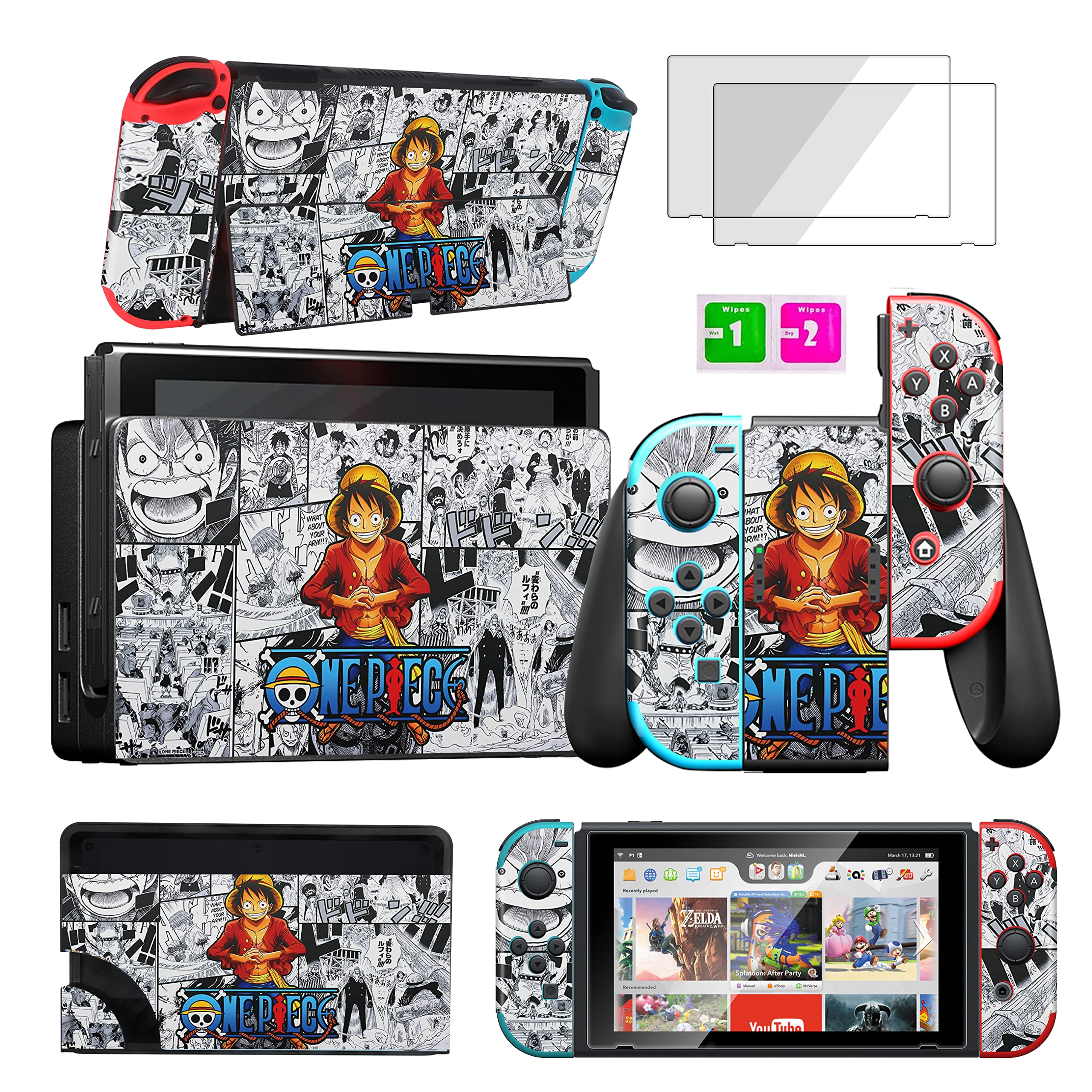 Mua for Nintendo Switch OLED 2021 Skins Stickers for Girls Boys Kids ...