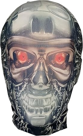 Terminator Mask - T800 - Costume Halloween Cosplay Fancy Dress Full ...