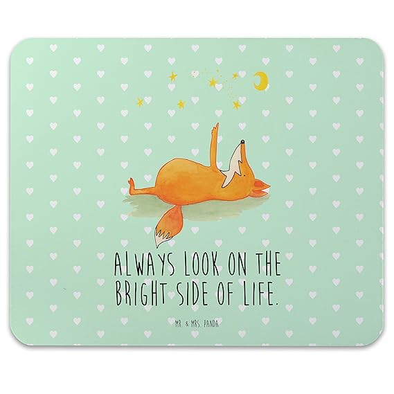 Mr. & Mrs. Panda Mauspad Druck Fuchs Sterne - 100% handmade in ...