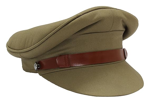 Nms Classic Men's Police Cap (Khaki, Medium) : Amazon.in: Clothing ...