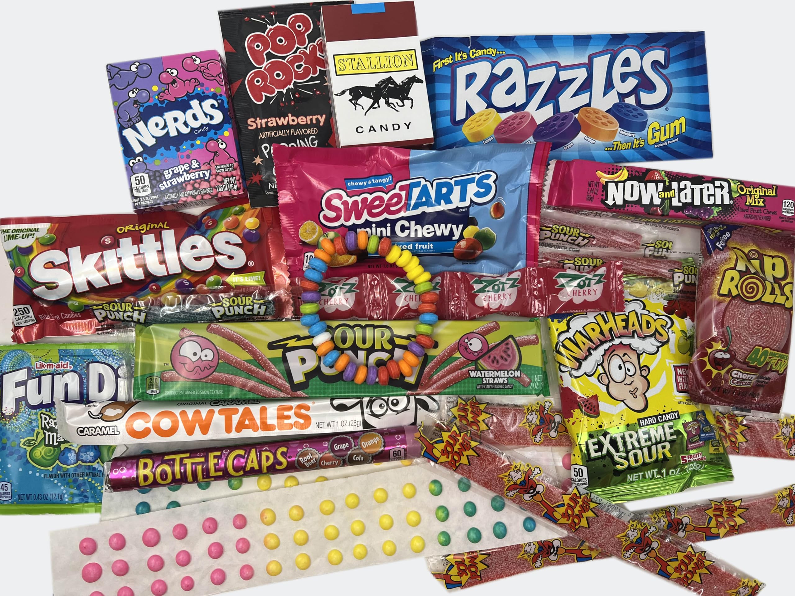 RETRO CANDY YUM ~ 1981 43rd Birthday Decade 80s Candy Gift Basket Box ...