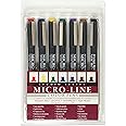 Studio Series Colored Micro-line Pen Set: Includes 7 Pens: Peter Pauper ...
