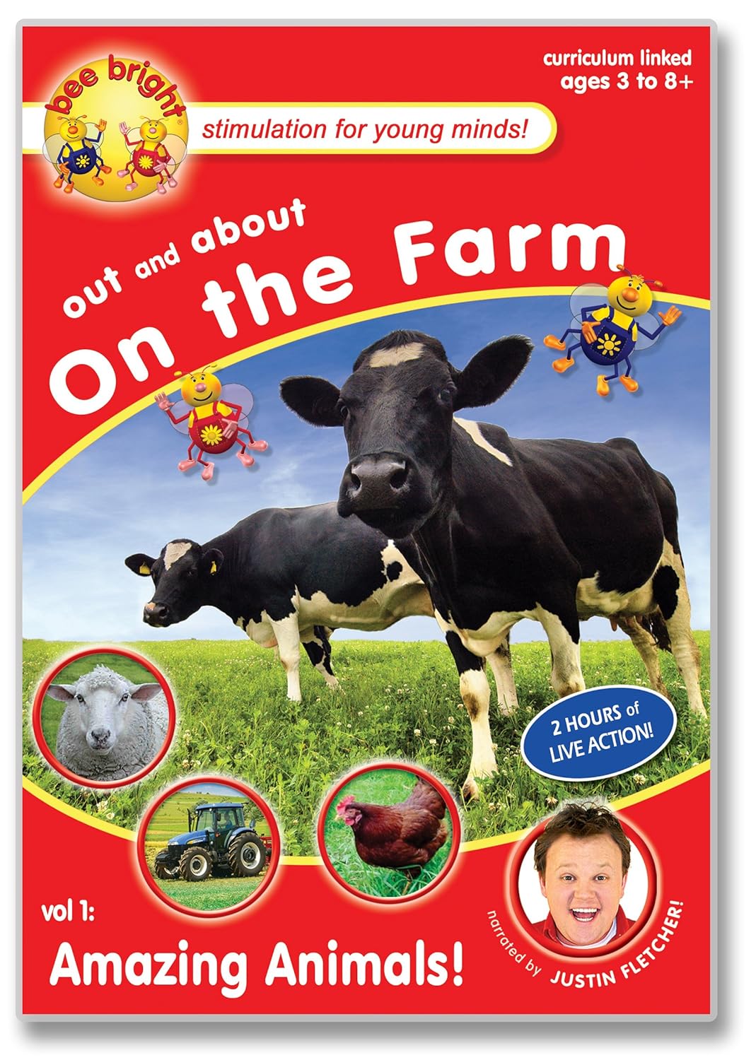 bee bright - Out and About on the Farm - Amazing Animals!: Amazon.co.uk ...