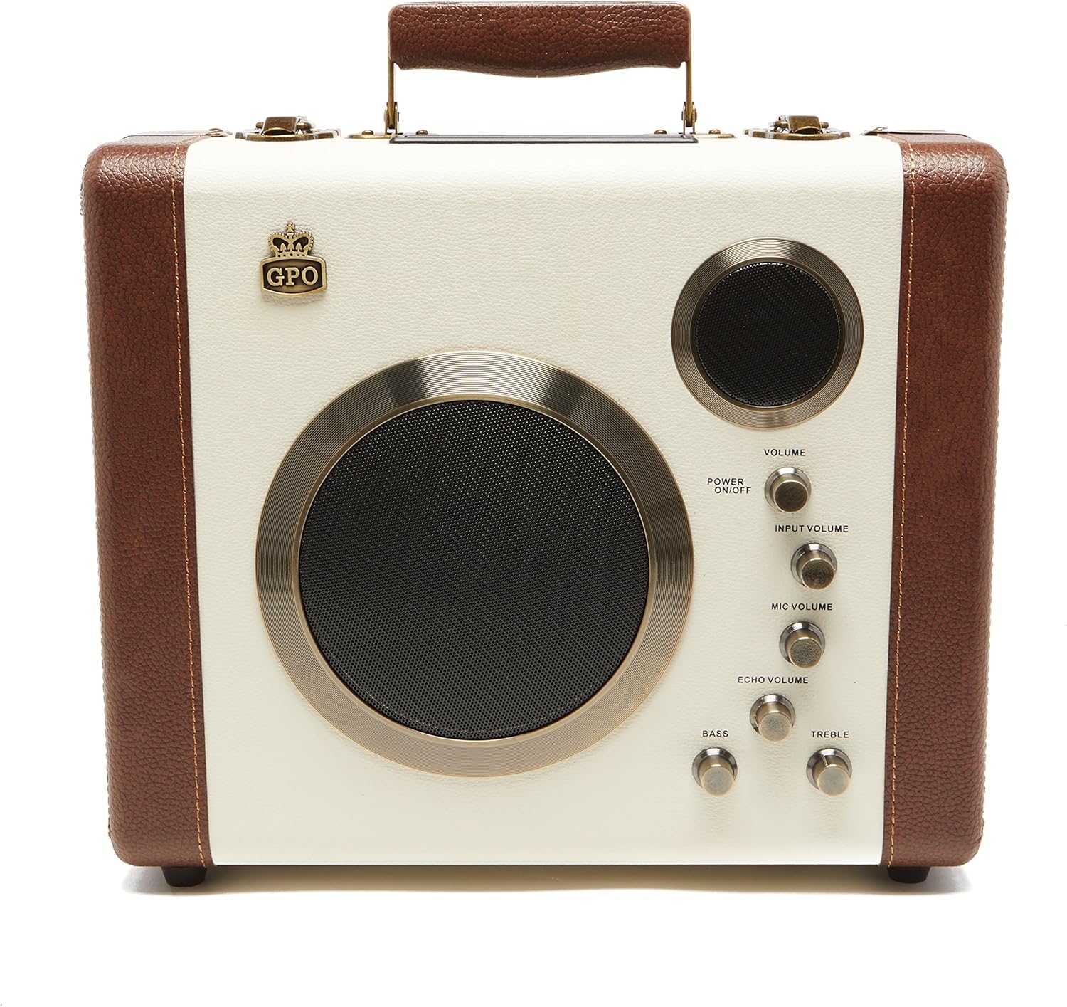 GPO Manga Portable Bluetooth Speaker, 30W Amp with Mic, Instrument and ...