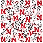 Amazon.com: University of Nebraska Mixed 50ct Vinyl Large Deluxe ...