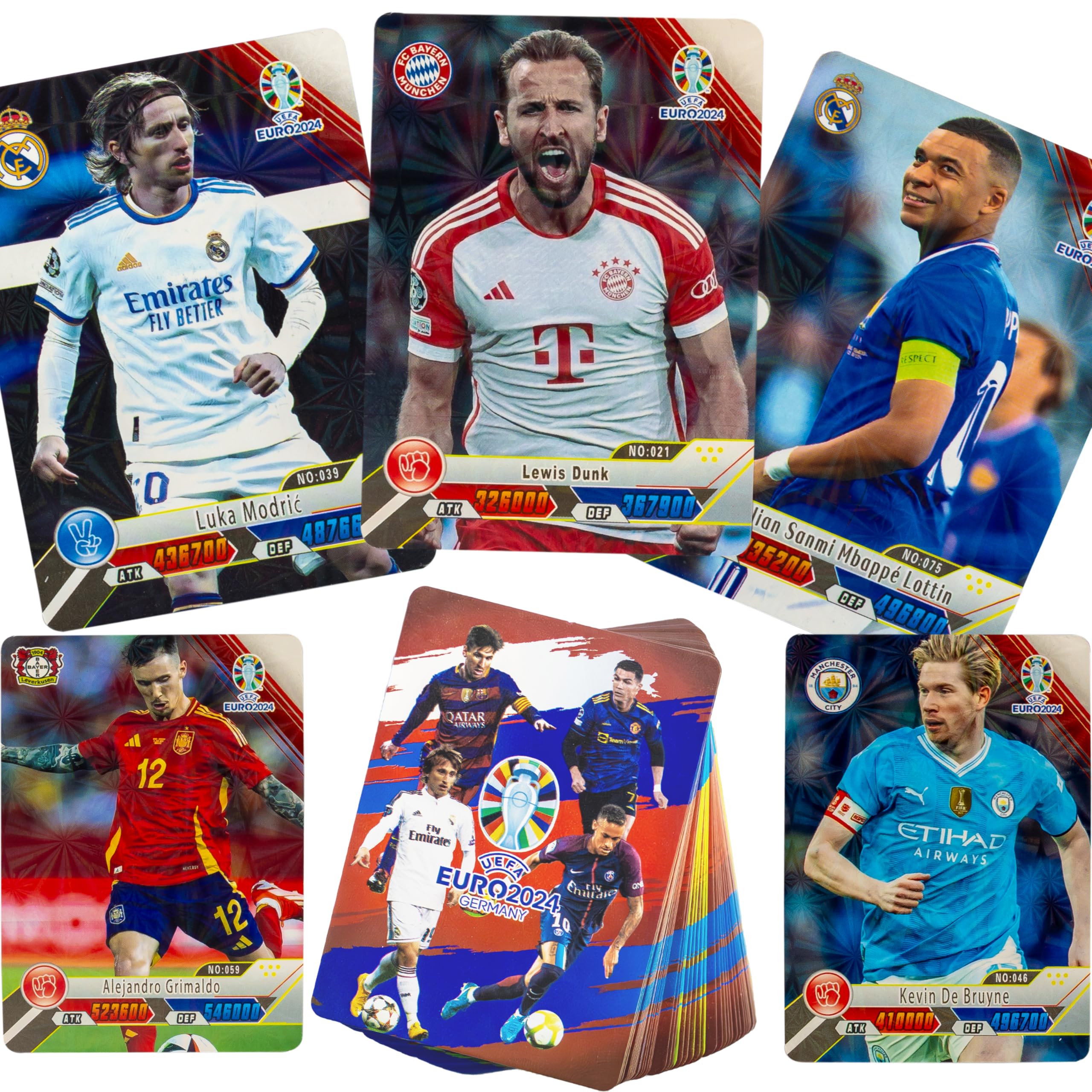 Mua Latherok 2024 Euro Soccer Cards - 32 of Unique Soccer player Cards ...