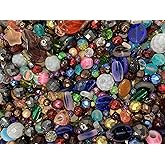 Amazon.com: Assorted Glass Beads for Jewelry Making, DIY Lamp Work ...