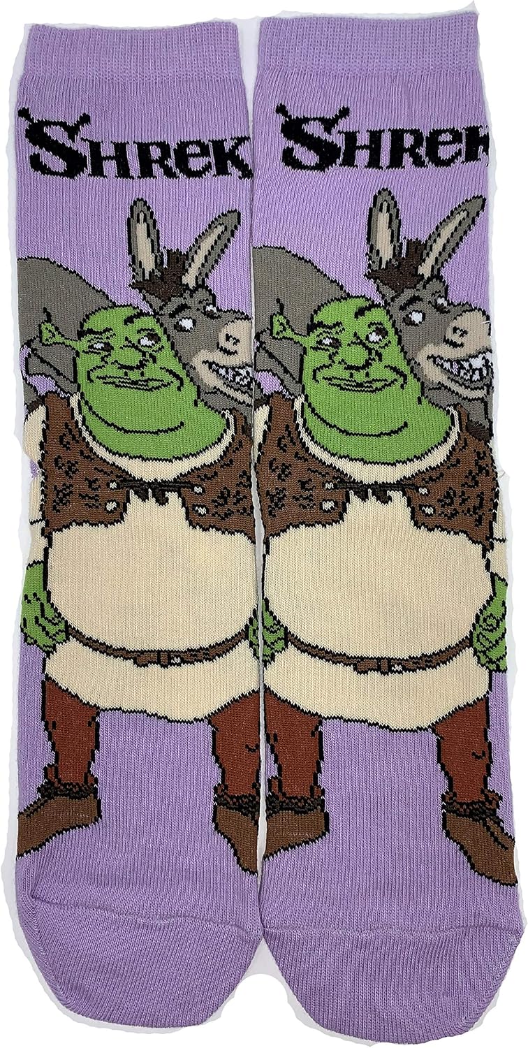 1pk Shrek and Donkey Ladies Sock: Amazon.co.uk: Clothing