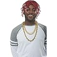 Amazon.com: Costume Culture Red Rapper Wig : Clothing, Shoes & Jewelry
