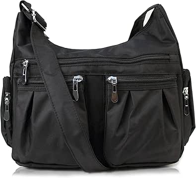 Scarleton Multi Pocket Shoulder Bag H140701 - Black: Amazon.ca: Shoes ...