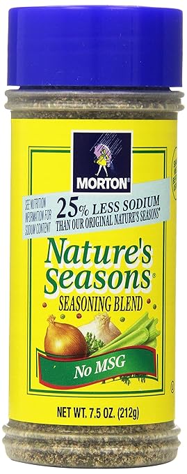Amazon.com: MORTON 25% Less Sodium Nature's Seasons Seasoning Blend ...