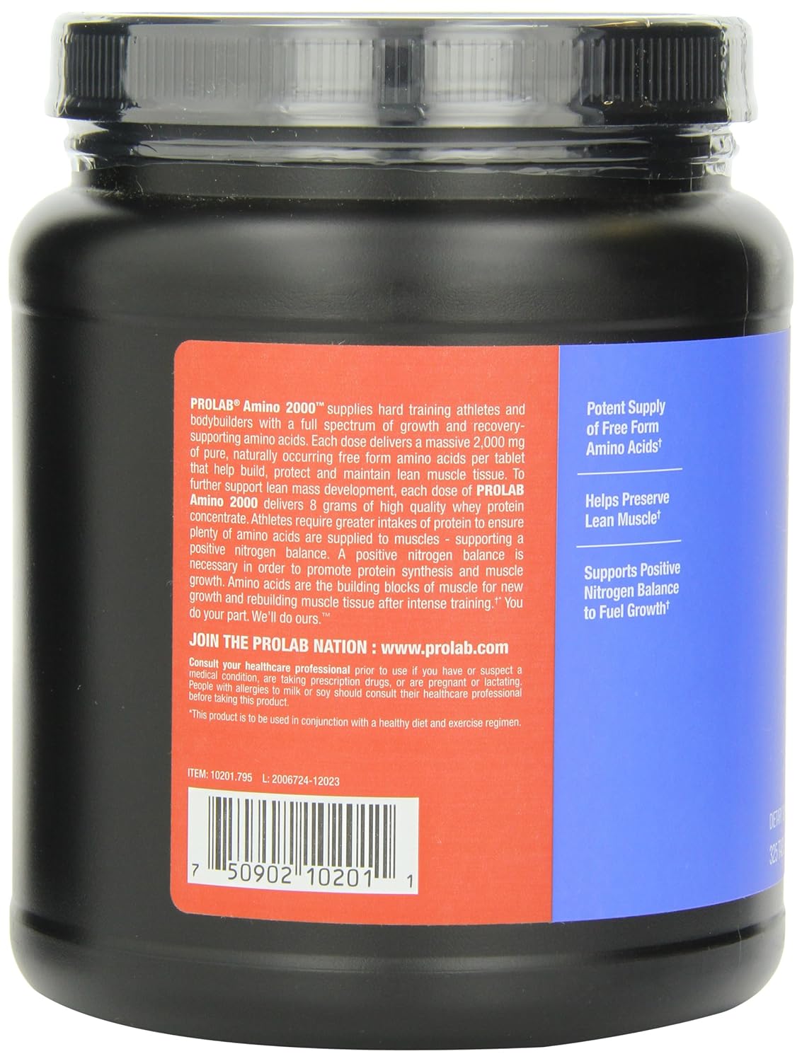 Prolab Amino 2000, Tablets, 150 tablets - 150 ea - DailyNutriPlus LLC