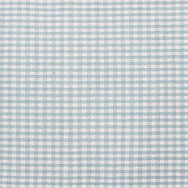 HOMESCAPES 100% Cotton Gingham Check Rug Hand Woven Light Blue White 70 ...