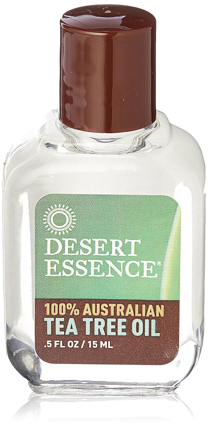 Amazon.com : Desert Essence Tea Tree Oil 100% Pure Australian, 0.5 Oz ...