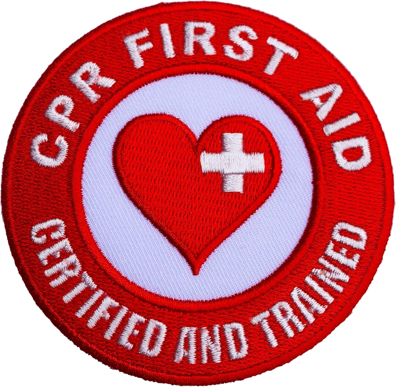 Amazon.com: CPR First Aid Certified and Trained Patch (3 Inch ...