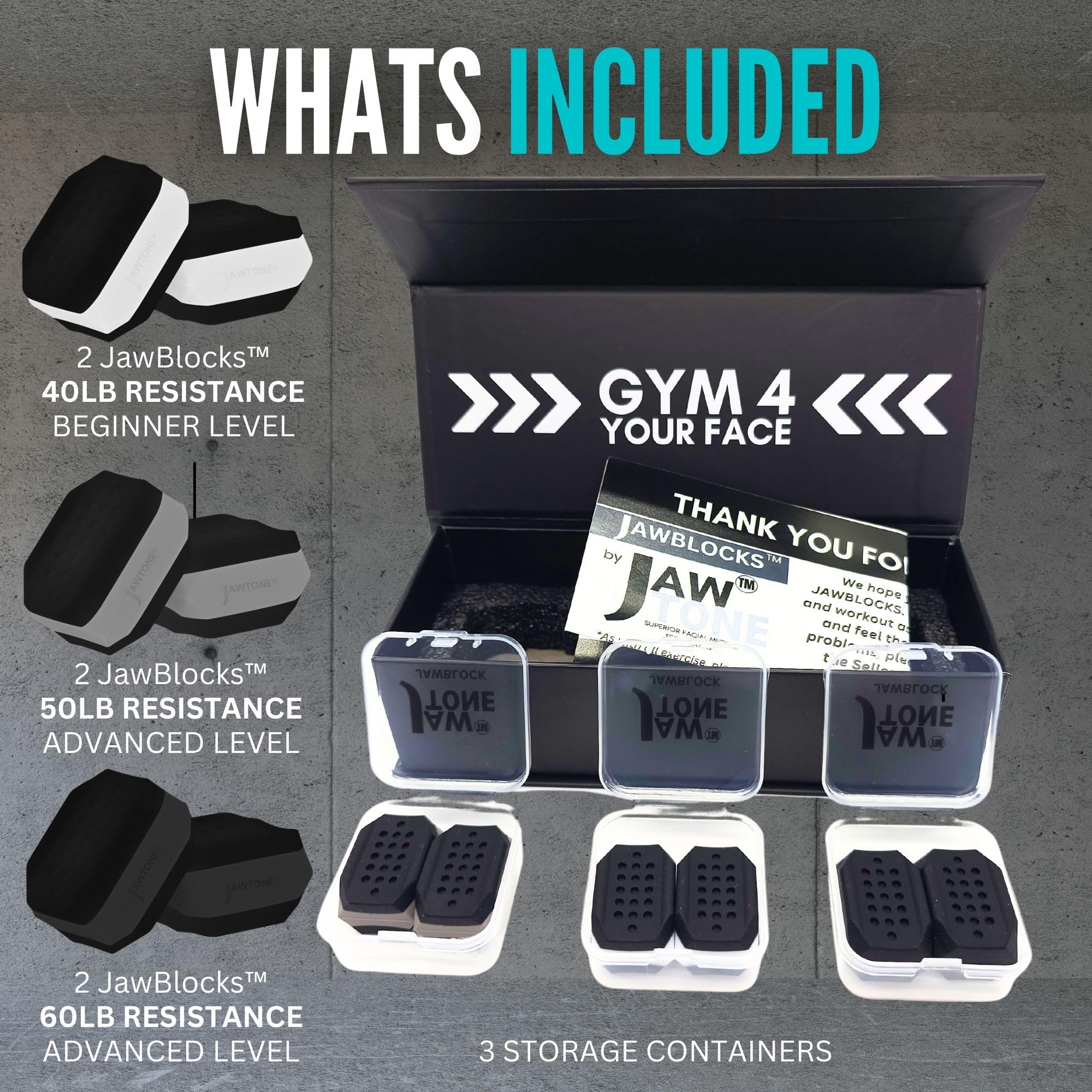 Mua JawBlocks™ - Face Gym & Jaw Exerciser for Men & Woman [3 levels ...