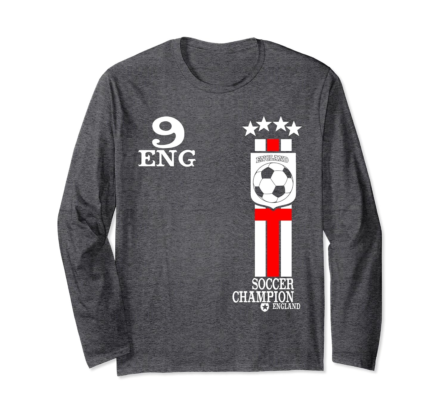England Football Team Shirt Number 9 English Flag Soccer-4LVS – 4loveshirt